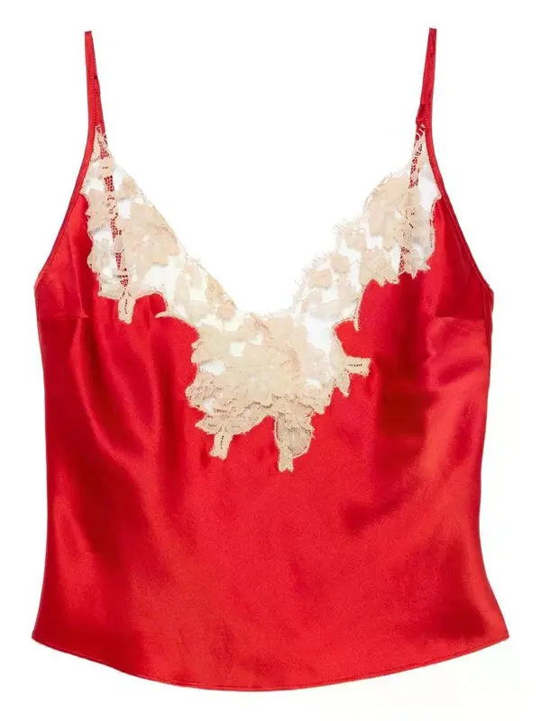 Kiki De Montparnasse Orchid Camisole - Red