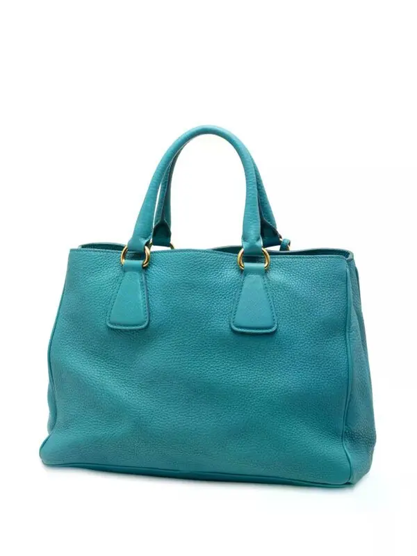 Prada 2010-2025 Vitello Daino Open Convertible Tote Satchel