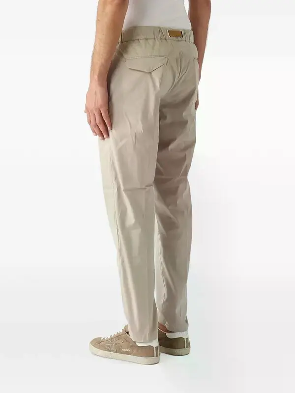 WHITE SAND Belted Trousers