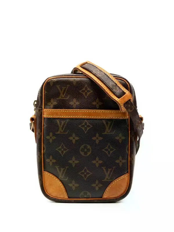 LOUIS VUITTON 2003 Monogram Danube Crossbody Bag - Brown