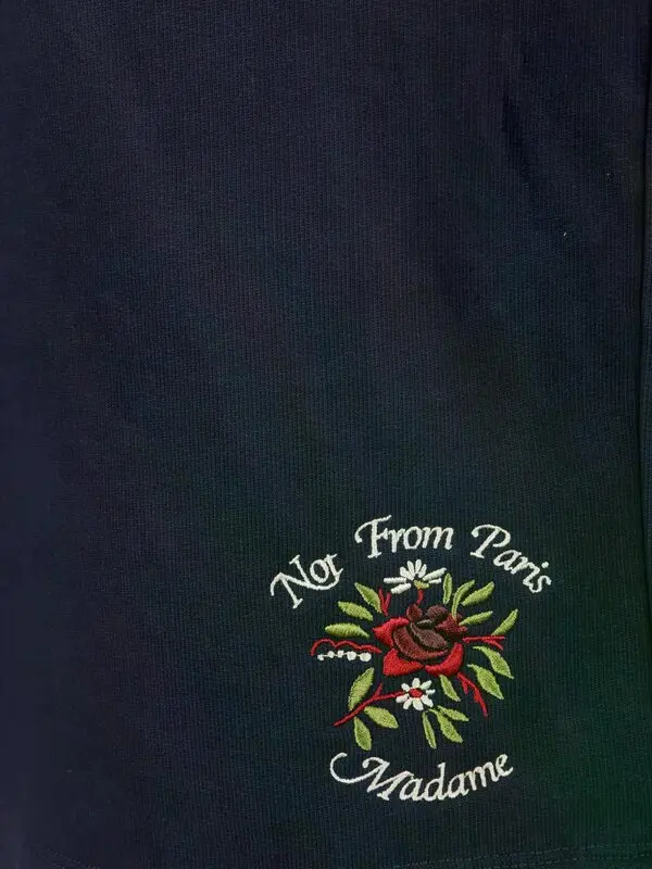Drole De Monsieur Embroidered-logo Track Shorts