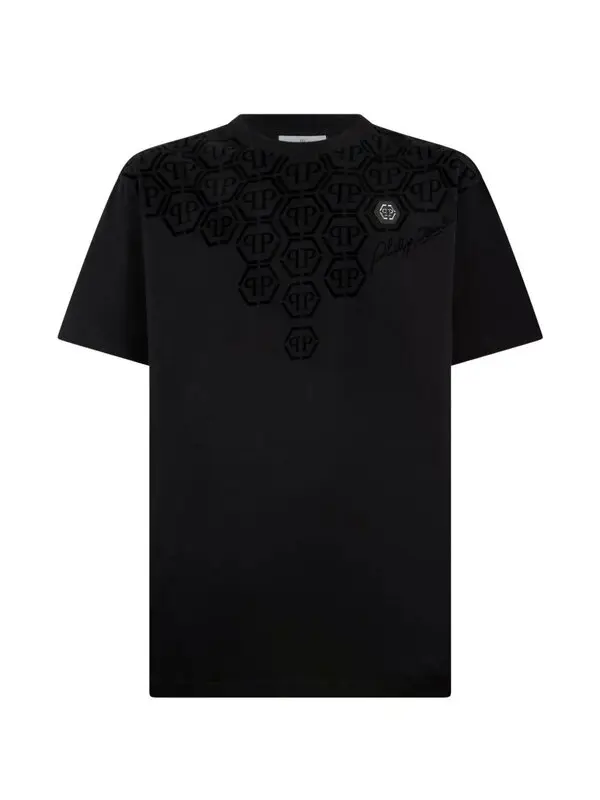 Philipp Plein Logo-pattern T-shirt