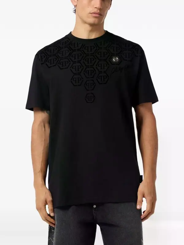 Philipp Plein Logo-pattern T-shirt