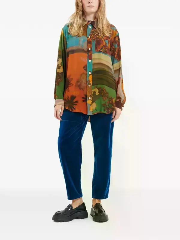 ANNTIAN Printed Long-sleeve Shirt