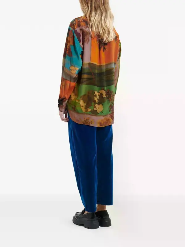 ANNTIAN Printed Long-sleeve Shirt