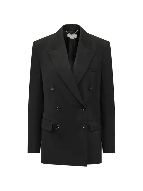 Stella McCartney Double-breasted Blazer - Black