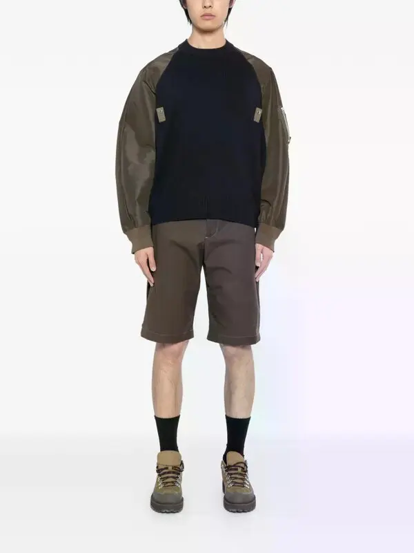 Sacai Sponge Sweatshirt - Black