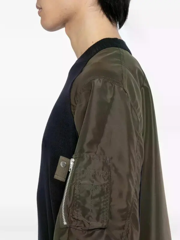 Sacai Sponge Sweatshirt - Black