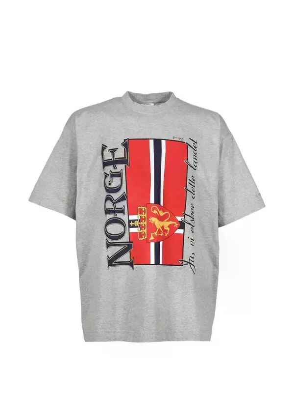 Vetements Graphic-print T-shirt - Grey