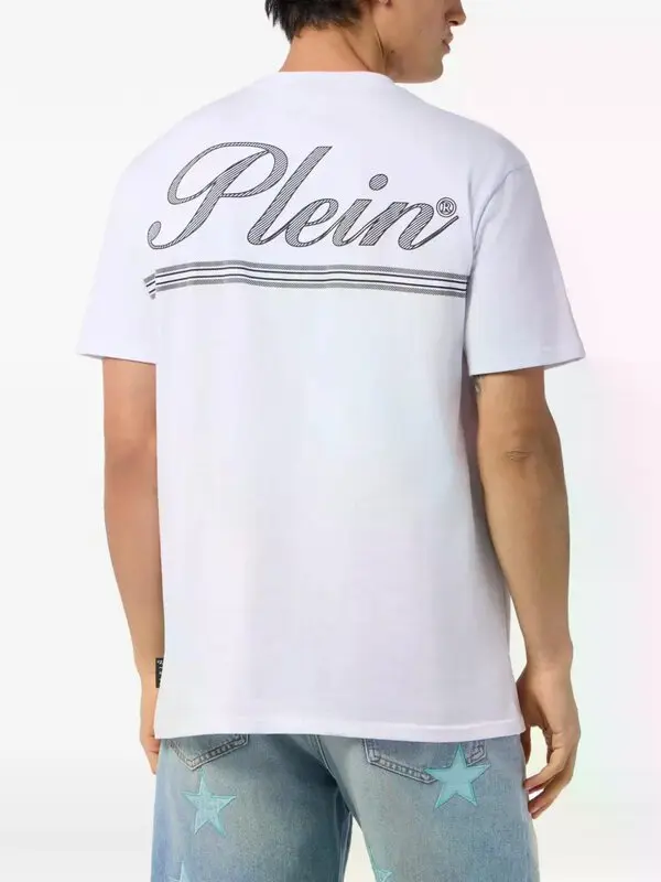 Philipp Plein Round-neck Signature T-shirt - White