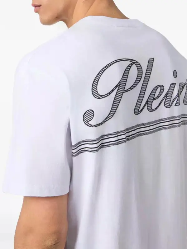 Philipp Plein Round-neck Signature T-shirt - White