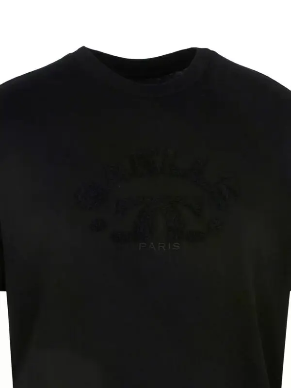GAELLE PARIS Logo-print T-shirt - Black