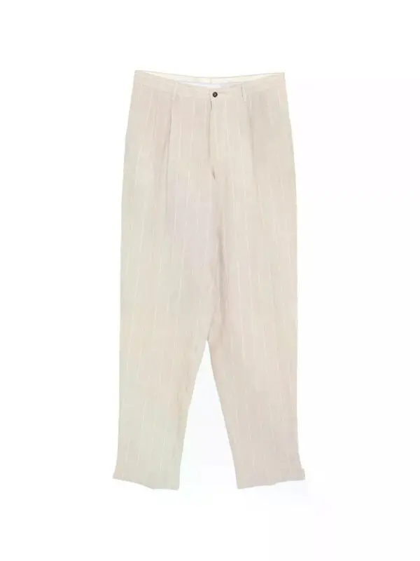 Giorgio Armani Striped Linen Trousers