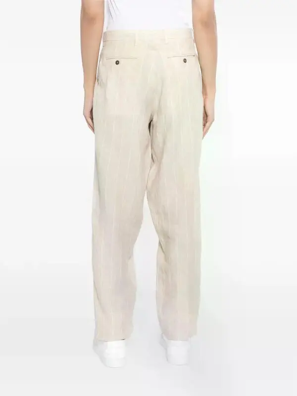 Giorgio Armani Striped Linen Trousers