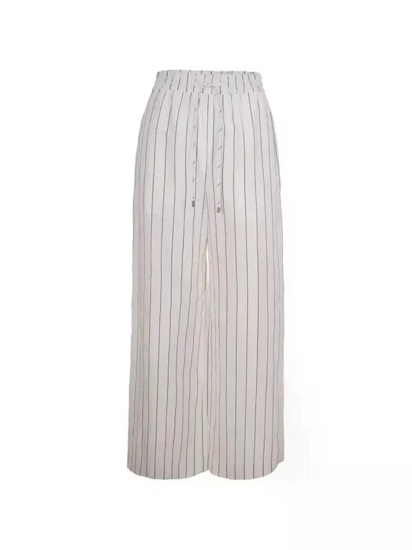 Liu Jo Striped Drawstring Trousers