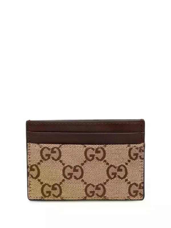 Gucci 2000-2015 Gg Canvas Card Holder - Brown