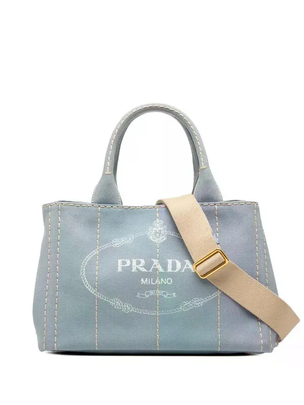 Prada Small Canapa Logo Satchel