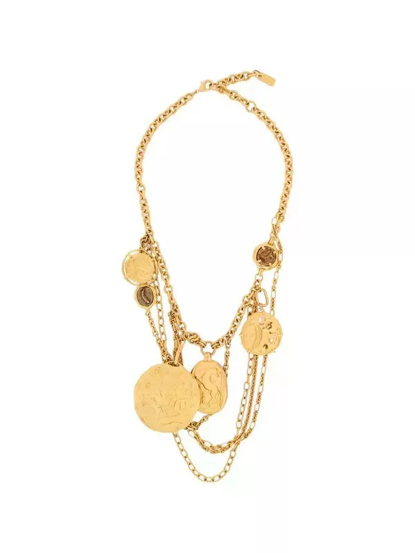 Chloé Medals Layered Necklace - Gold