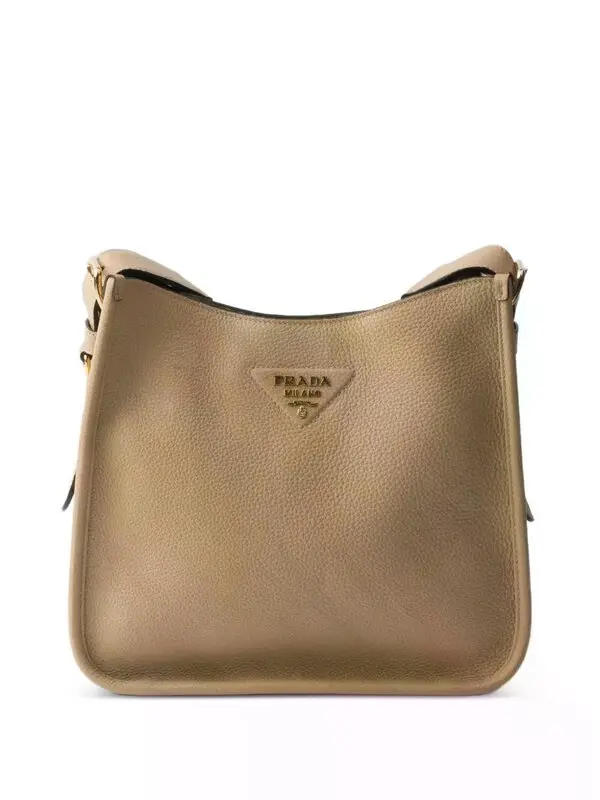 Prada Logo-detail Leather Shoulder Bag