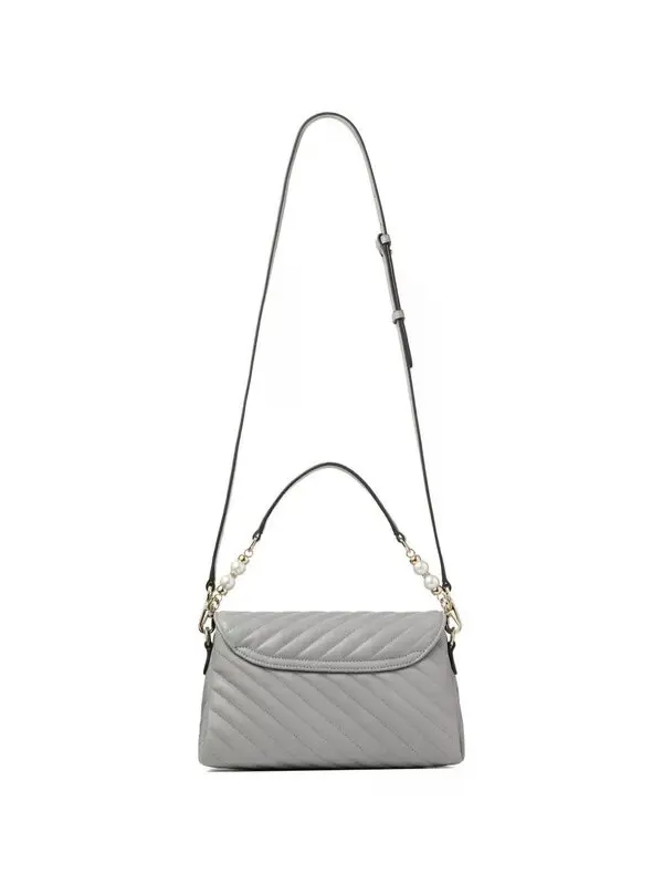 JIMMY CHOO Avenue Curve Quilted Tote - Grey