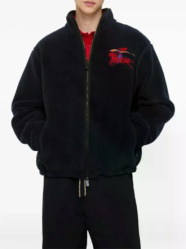 Burberry Equestrian Knight Fleece Jacket