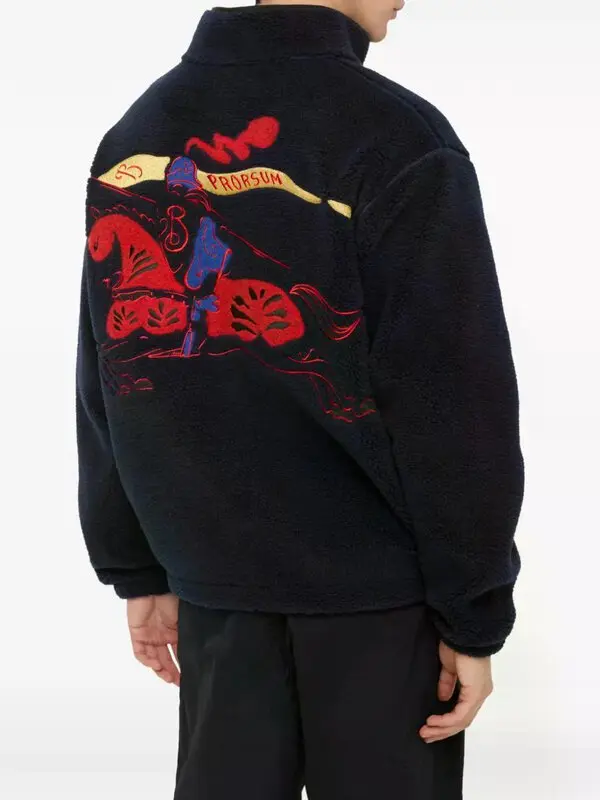 Burberry Equestrian Knight Fleece Jacket