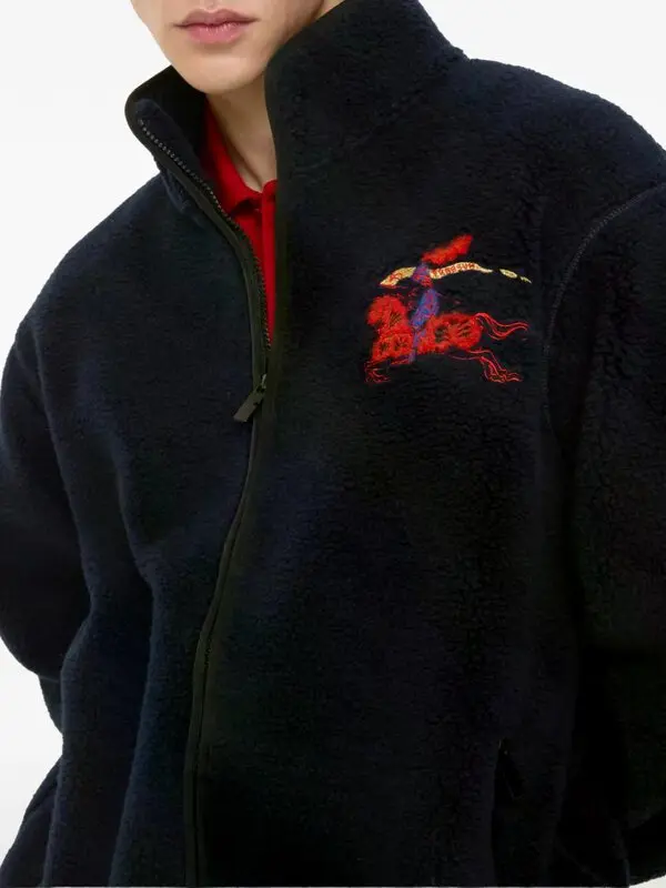 Burberry Equestrian Knight Fleece Jacket
