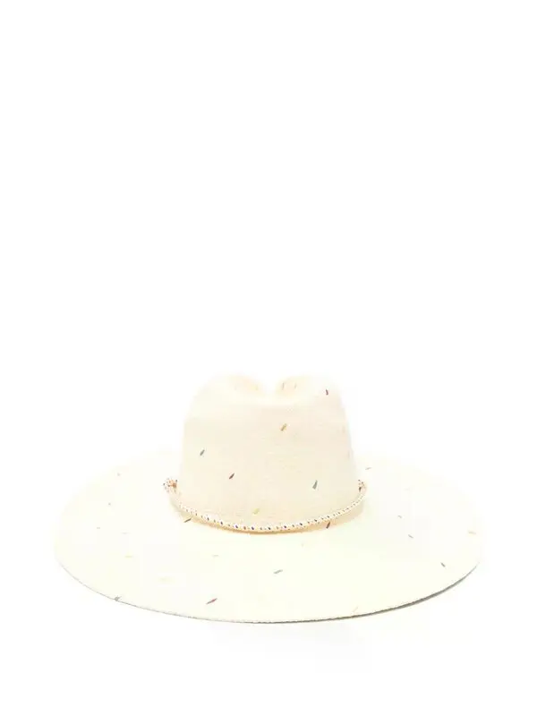 Zimmermann Embroidered Panama Hat