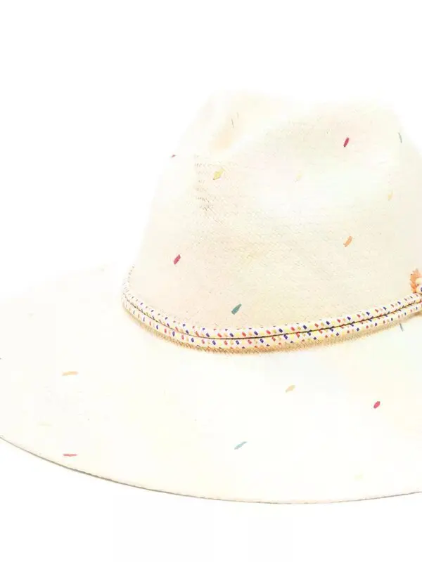 Zimmermann Embroidered Panama Hat