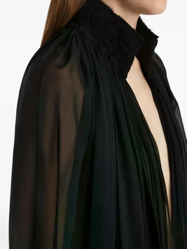 Khaite Edgar Ruffled Dress