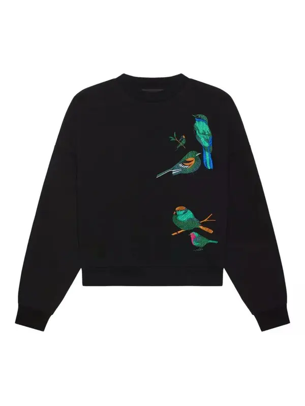 Place Of Ëlms Birds-embroidered Sweatshirt
