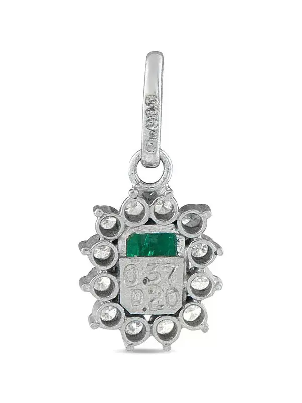 LB EXCLUSIVE Emerald And Diamond Pendant