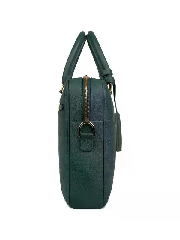 Place Of Ëlms Monolink-debossed Leather Briefcase