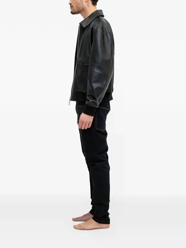 Place Of Ëlms Button-fastening Jeans - Black