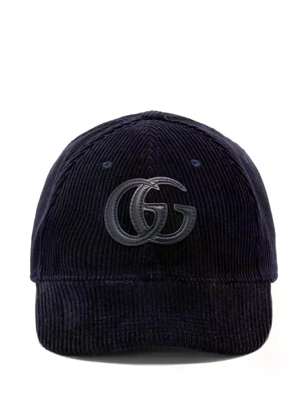 Gucci Corduroy Baseball Cap - Blue