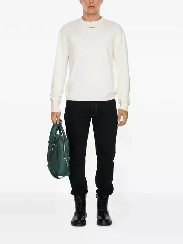 Place Of Ëlms Embroidered Crew-neck Sweater