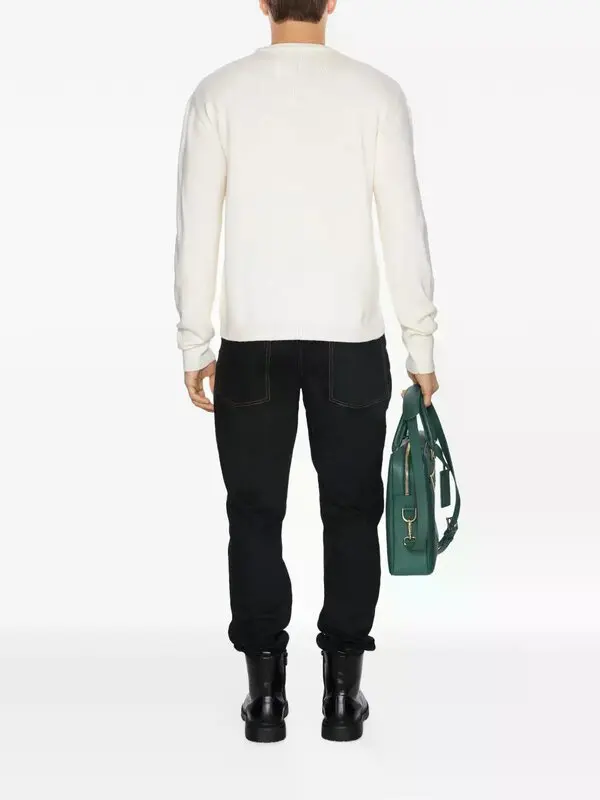 Place Of Ëlms Embroidered Crew-neck Sweater