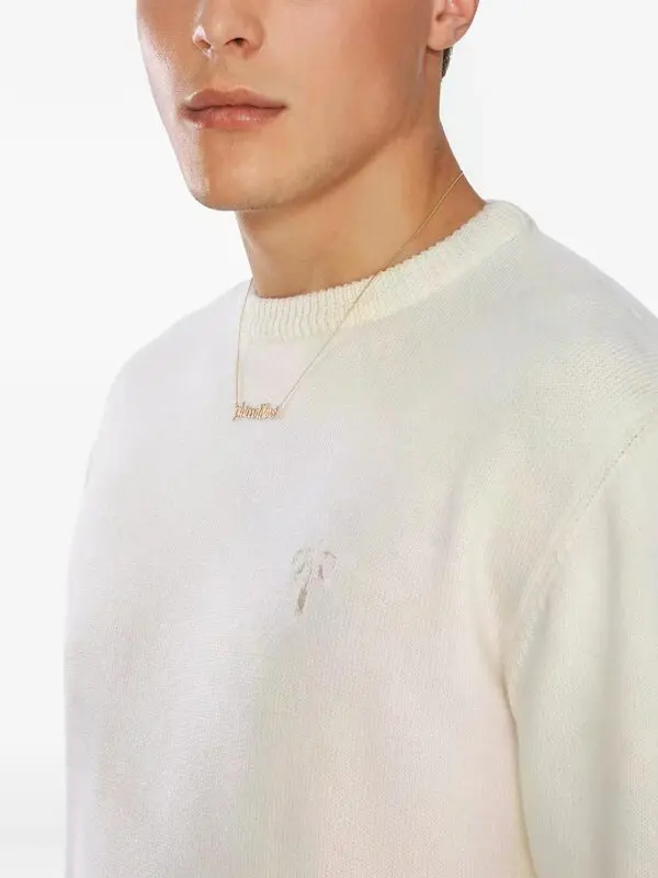 Place Of Ëlms Embroidered Crew-neck Sweater