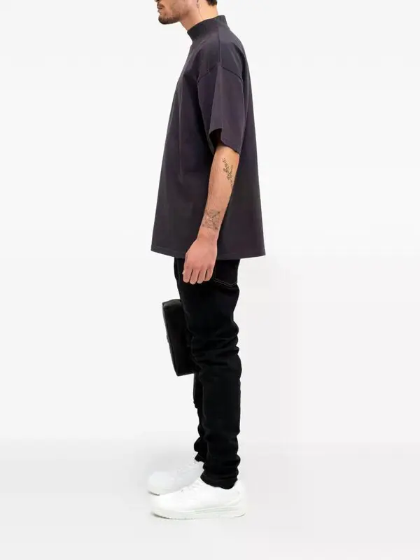 Place Of Ëlms Logo-embroidery T-shirt - Black