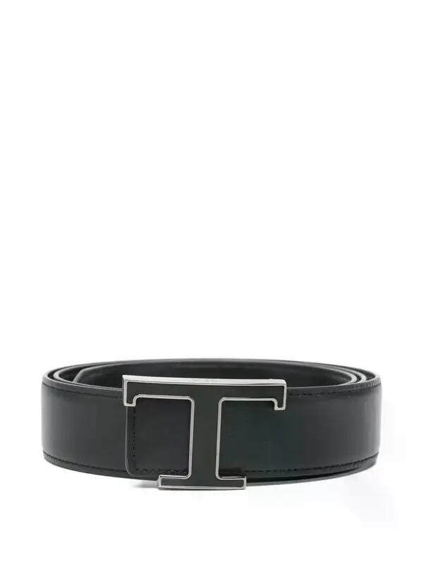 TOD'S Metal Buckle Belt - Black