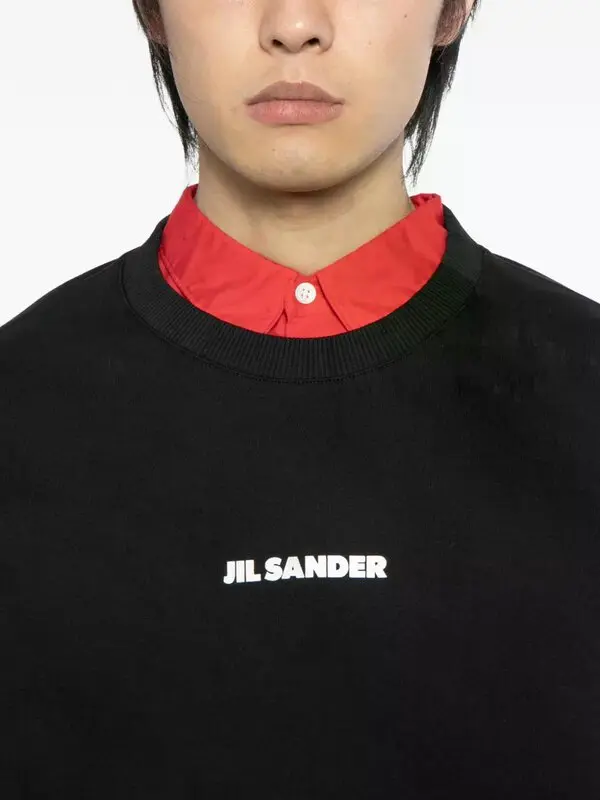 JIL SANDER Logo-print Sweatshirt - Black