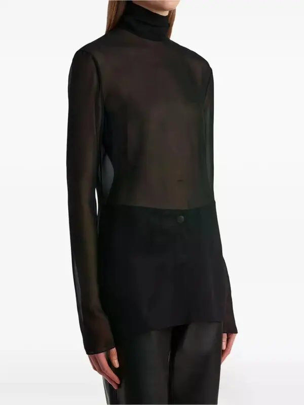 Khaite Roll-neck Long-sleeve Top
