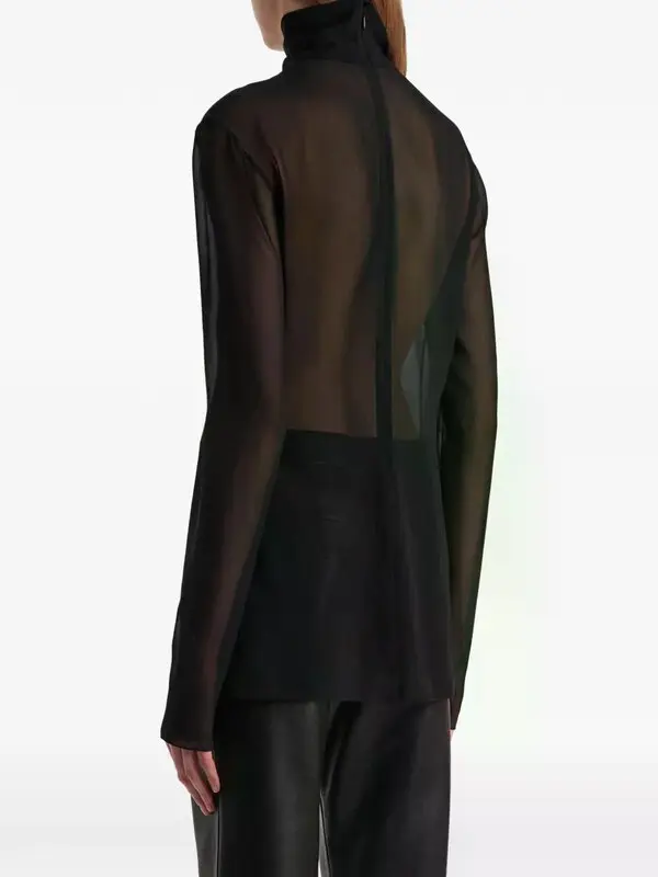 Khaite Roll-neck Long-sleeve Top