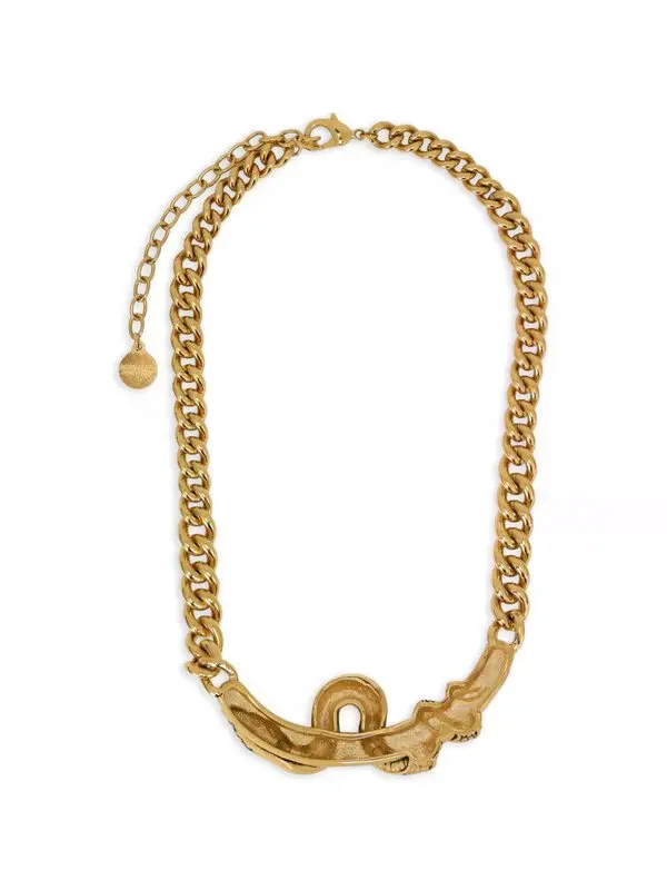 Roberto Cavalli Serpentine Chain Necklace