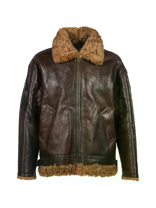 Vetements Shearling-trim Jacket