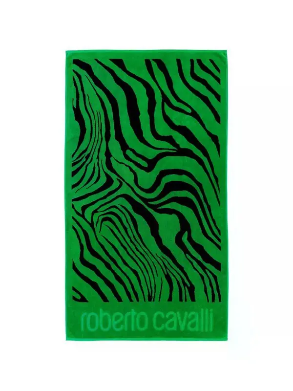 Roberto Cavalli Zebra Print 2000 Beach Towel