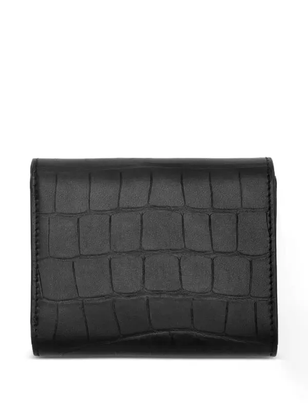 Burberry Crocodile-effect Check Wallet
