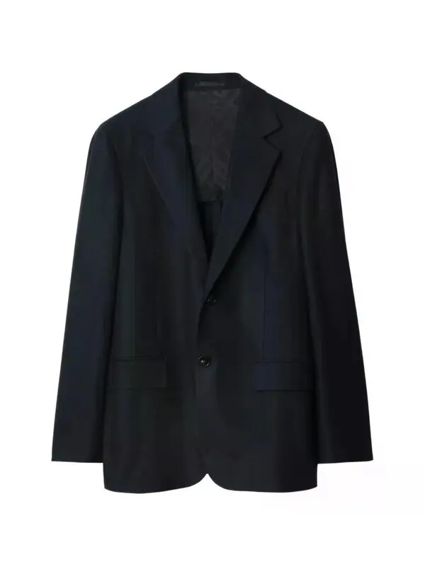 Burberry Single-breasted Wool Blazer