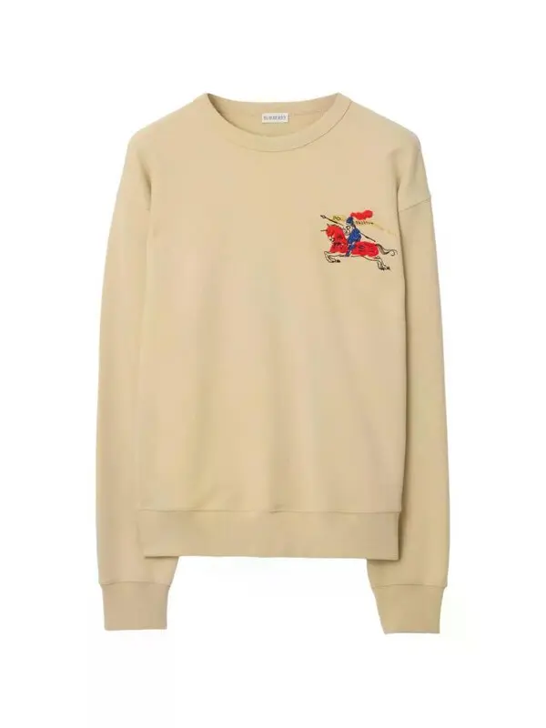 Burberry Equestrian Knight Cotton Sweatshirt