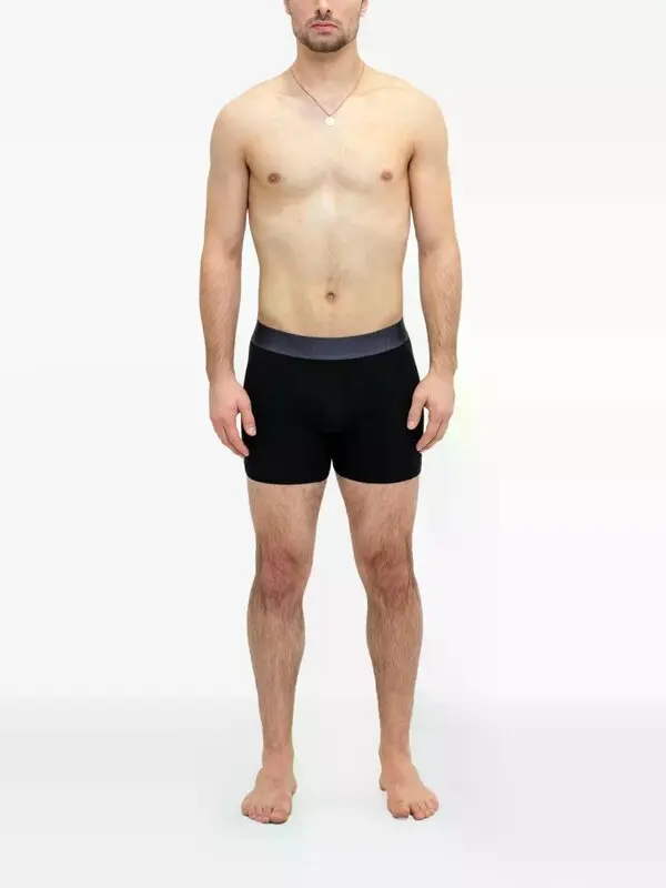 Place Of Ëlms Elastic-waist Boxer Shorts - Black